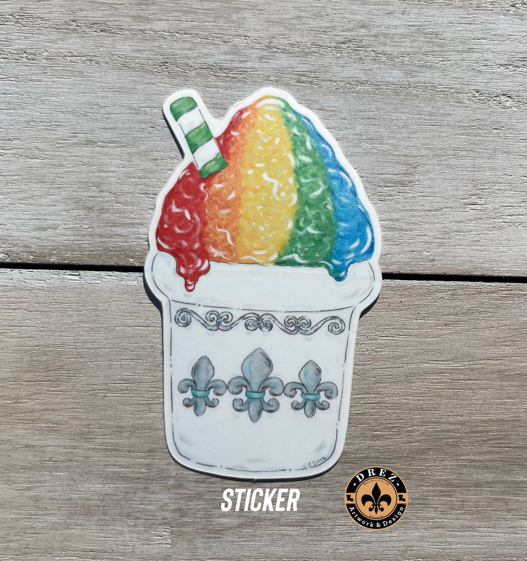 Snoball Sticker, Nola, Decal for Laptop, Tumbler, Planner, Bumper ...