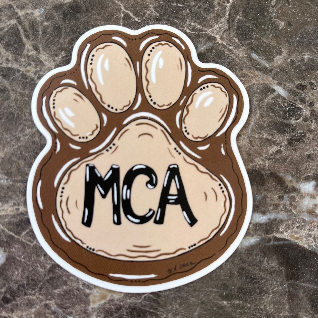 Mount Carmel High School Paw Sticker, Louisiana, Waterproof Vinyl Decal ...