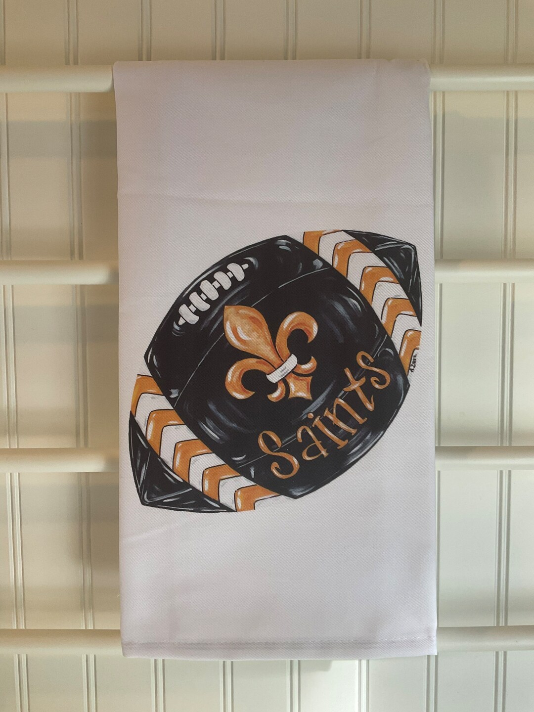 New Orleans Saints, Football, Tea Towel, Louisiana Art, Nola Art ...