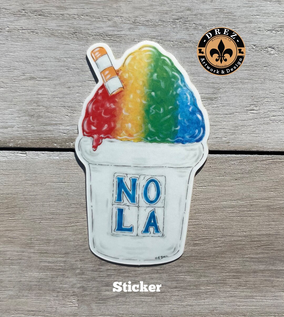 Snoball Sticker, Nola, Decal for Laptop, Tumbler, Planner, Bumper ...