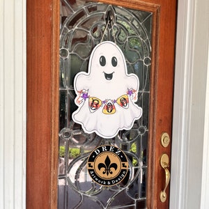 Ghost Door Hanger, Cute Ghost, Halloween Door Decor, Fall, Trick or ...