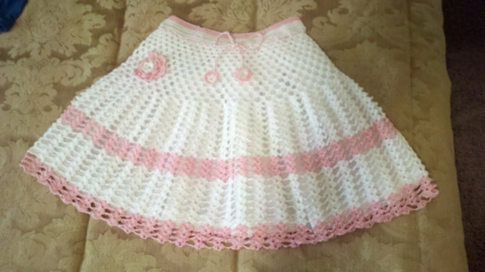 Girls Handmade Crochet Skirt Etsy