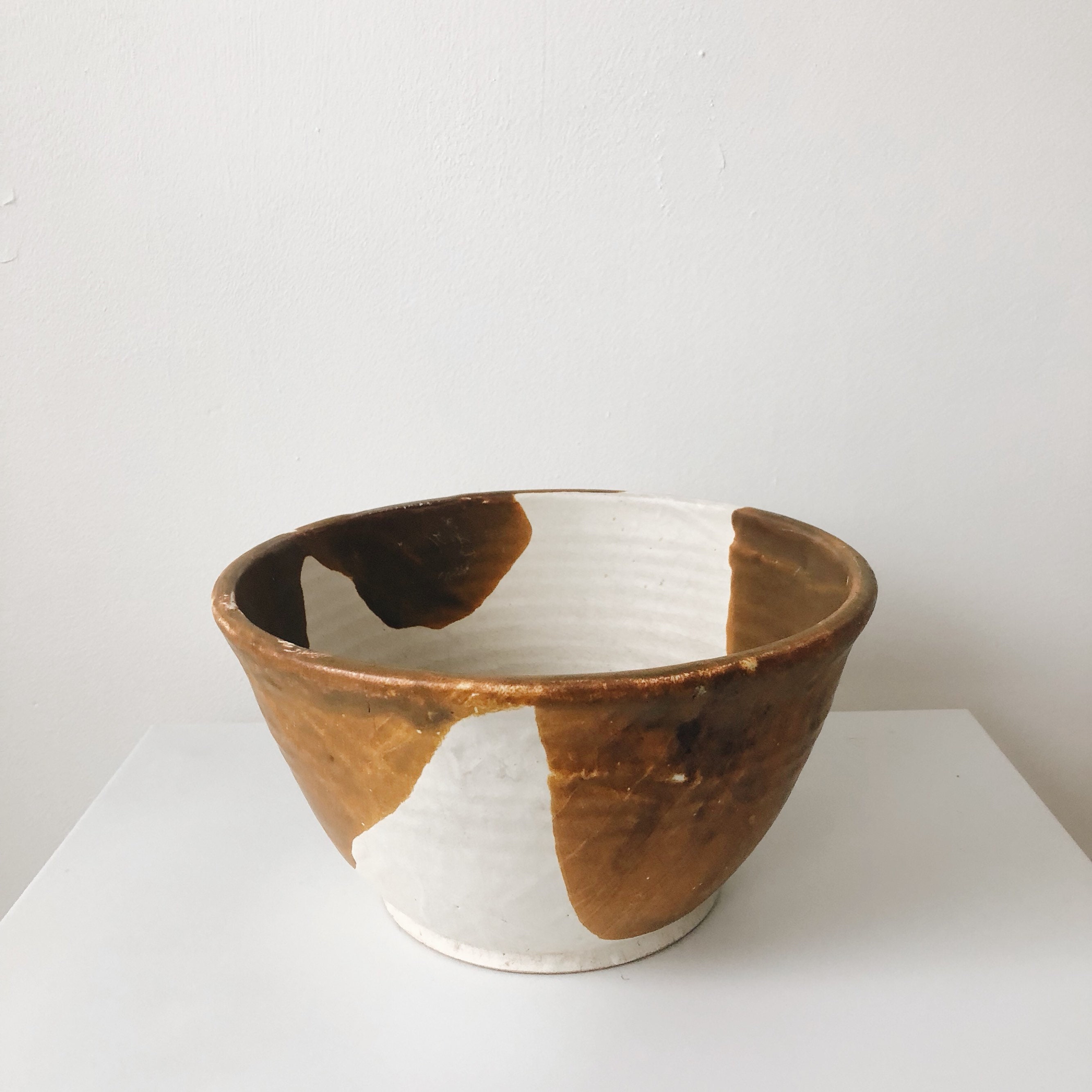 Vintage large ceramic bowl