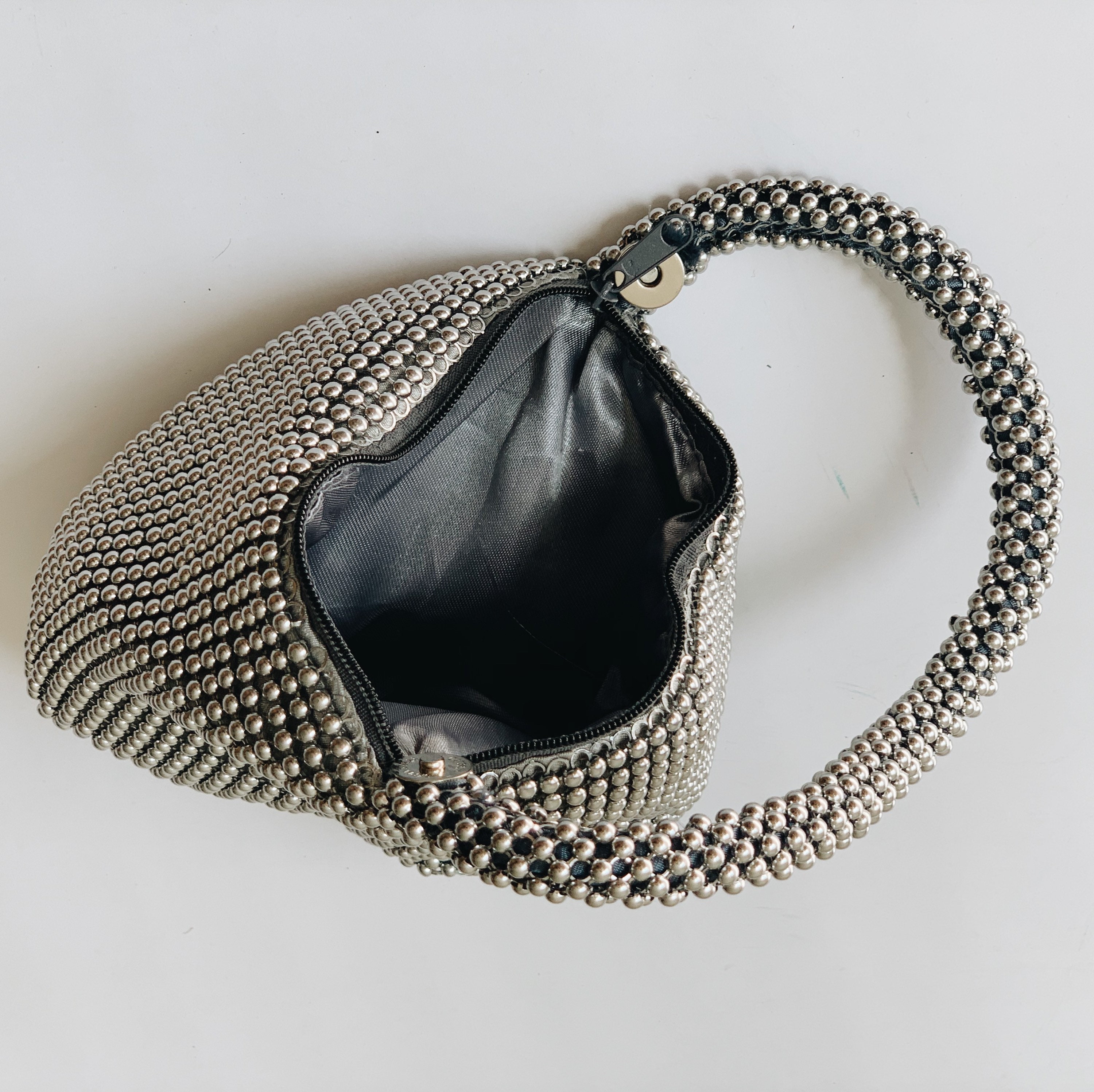 vintage mini beaded handbag