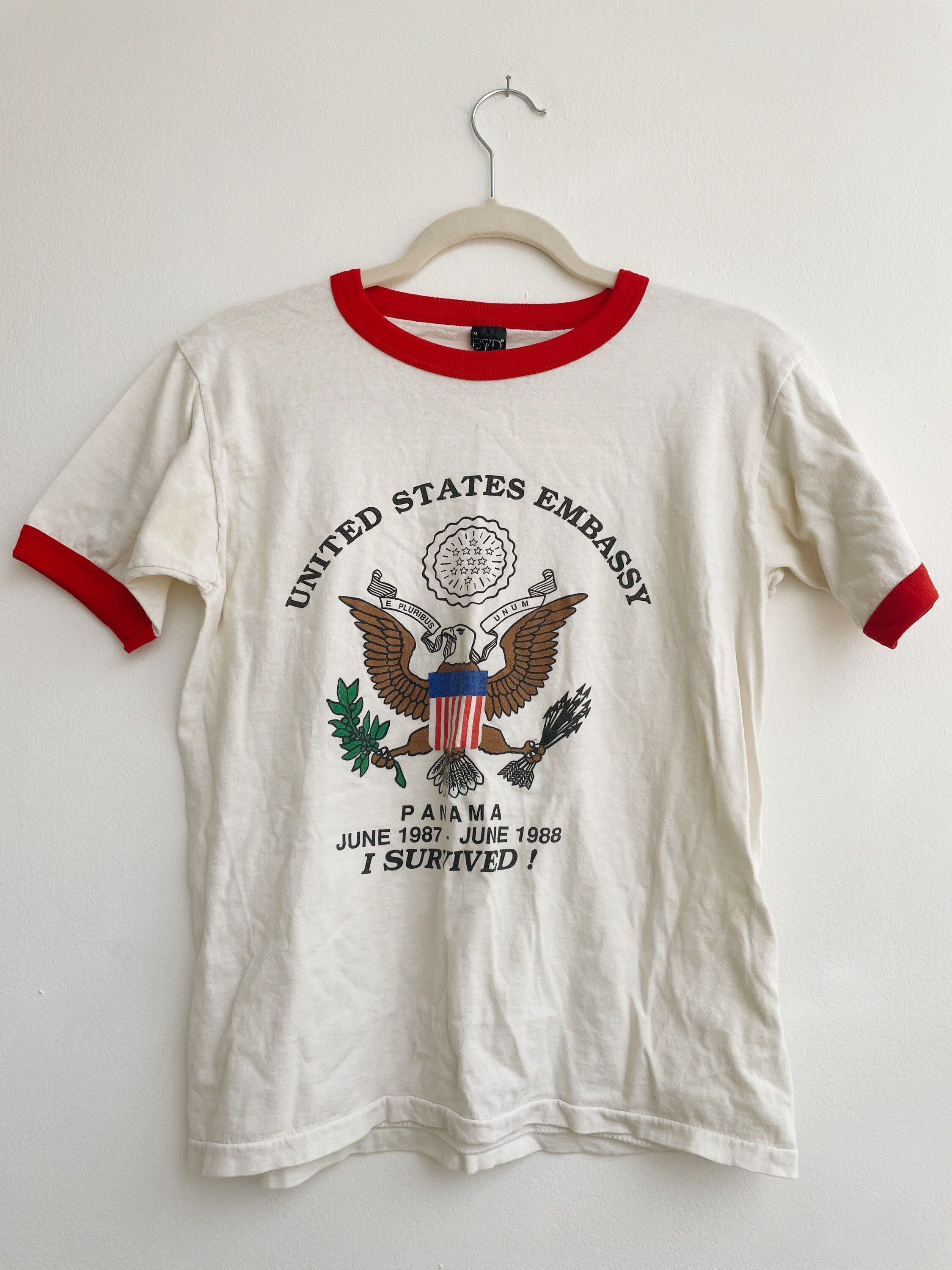 Vintage 1987 US Embassy tee