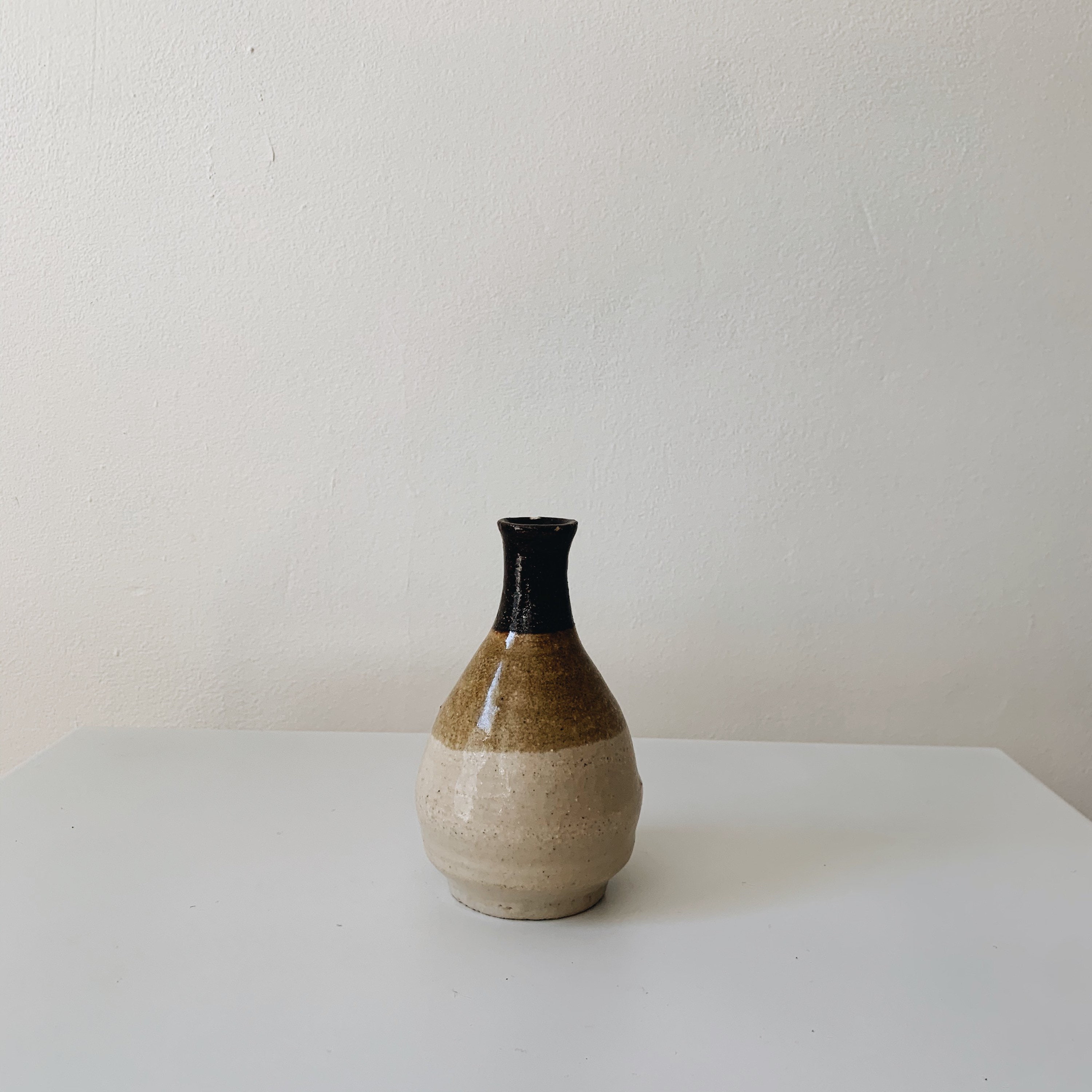 Vintage handmade ceramic bud vase