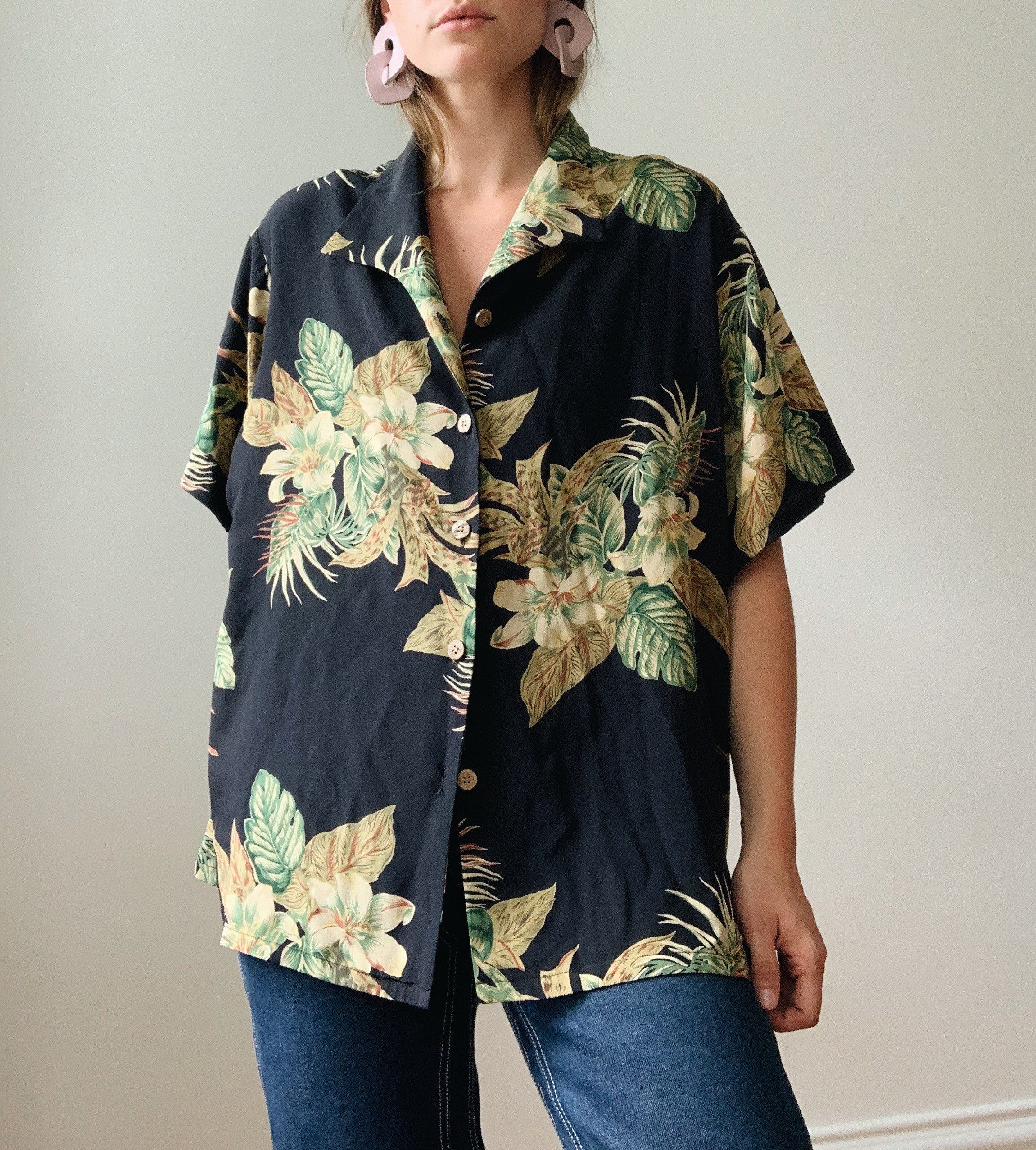 Tropical button up