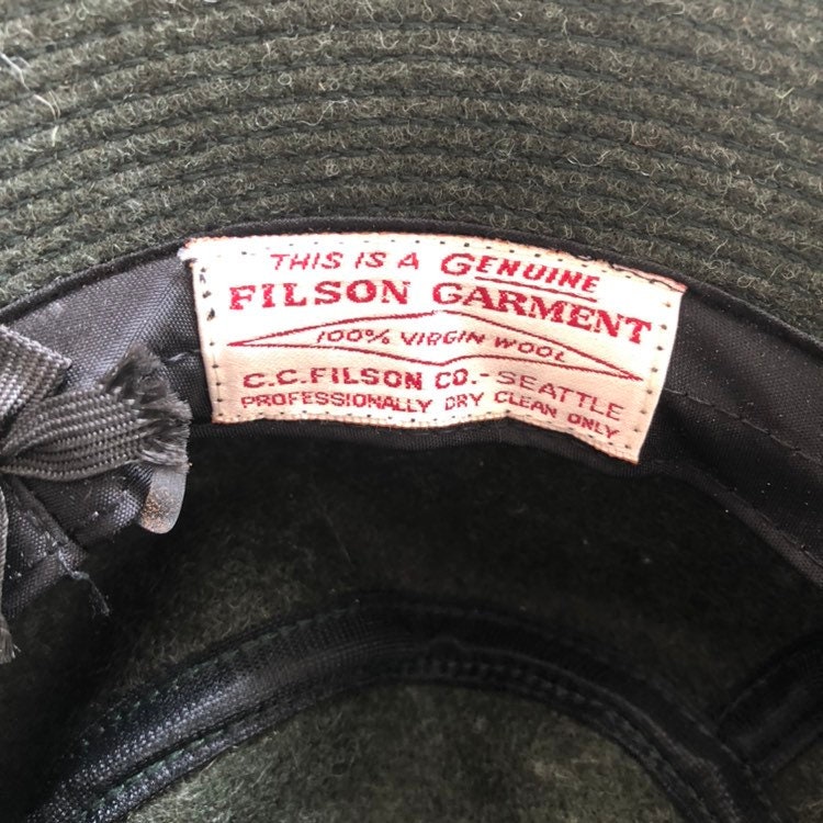 Vintage Filson wool bucked hat
