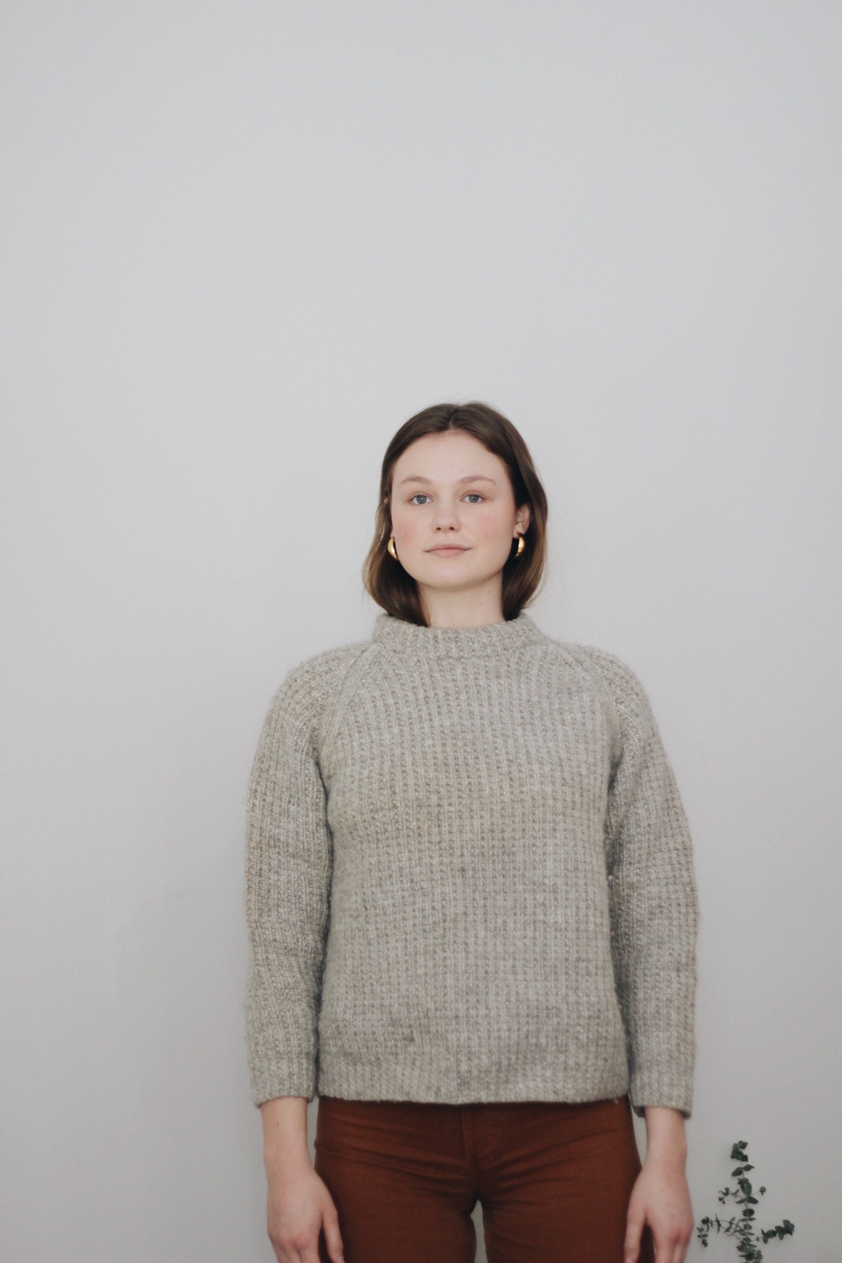 vintage heather fisherman sweater