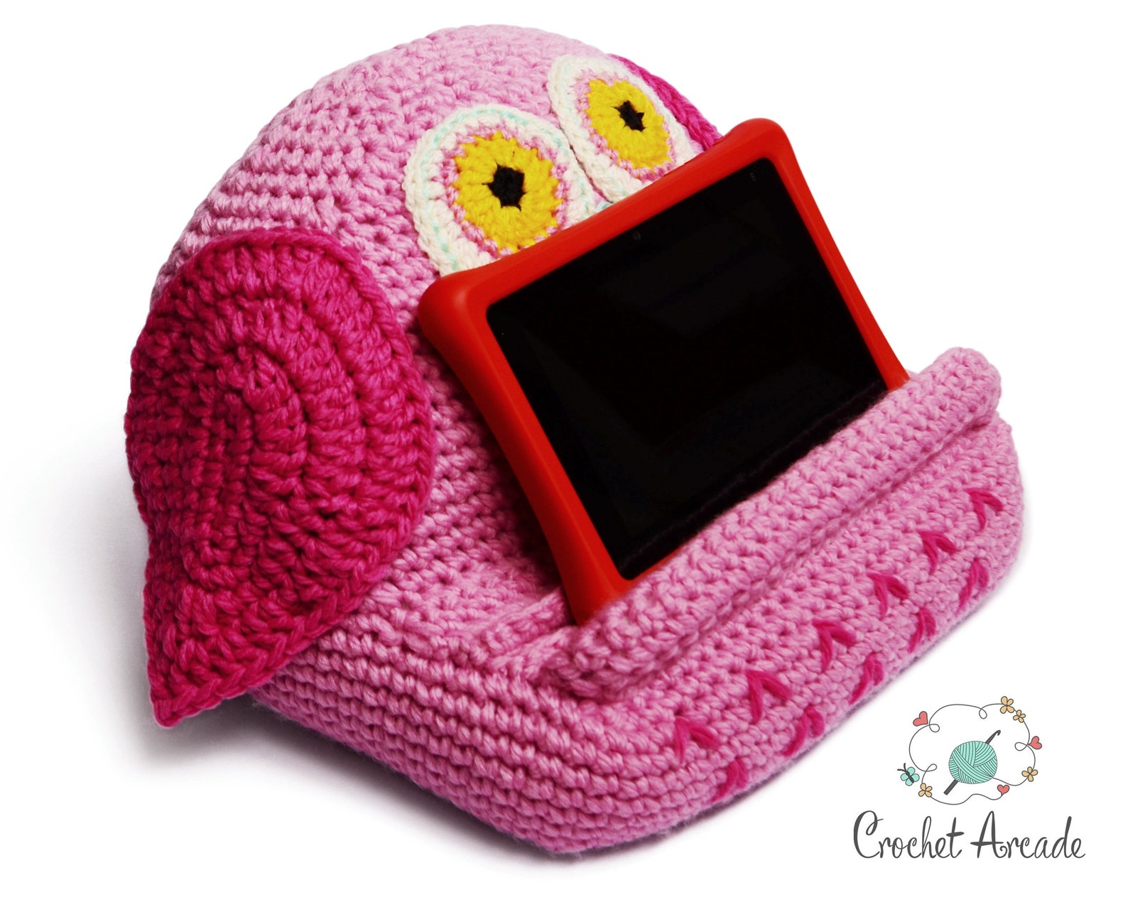 Suzi Owl Book/tablet Holder CROCHET PATTERN PDF| Tablet Pillow Crochet ...