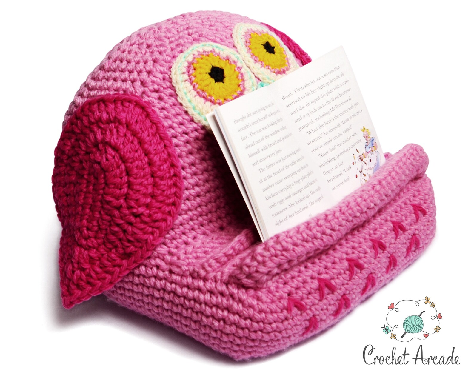 Suzi Owl Book/tablet Holder CROCHET PATTERN PDF Tablet - Etsy
