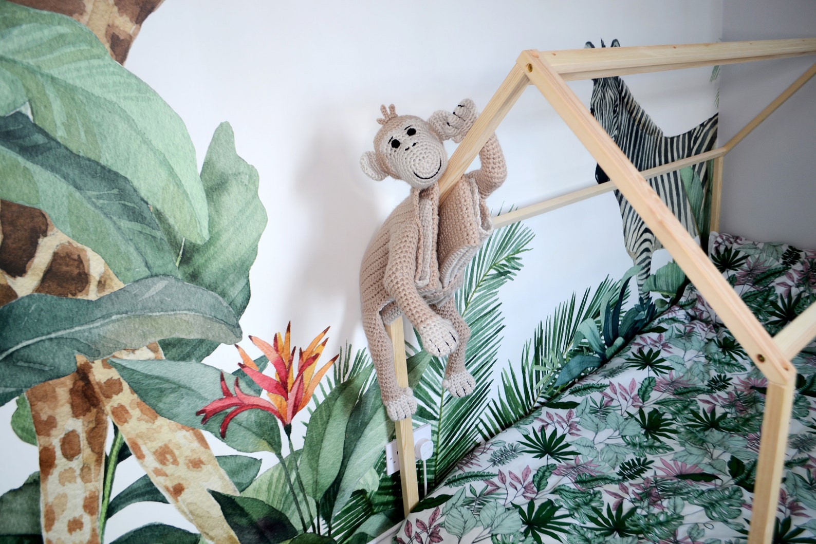 Monkey Baby Blanket Crochet PATTERN Crochet Monkey Crochet - Etsy