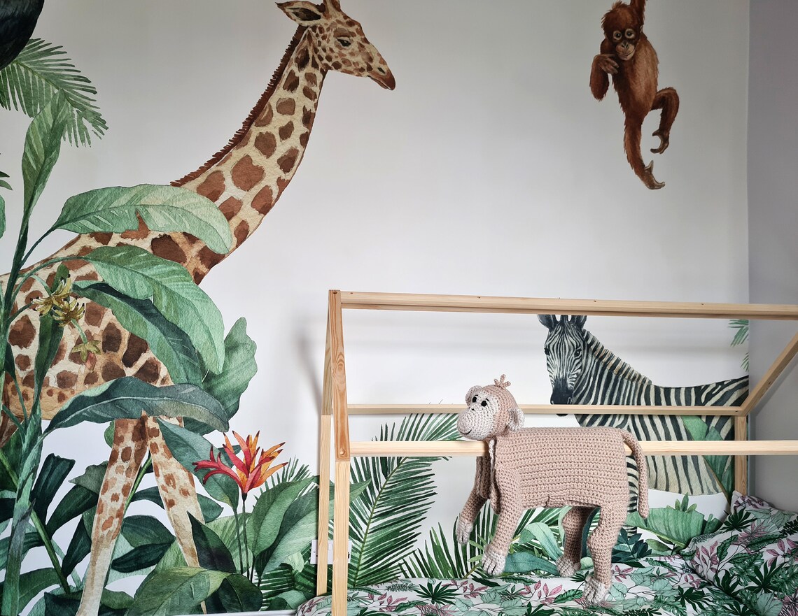 Monkey Baby Blanket Crochet PATTERN Crochet Monkey Crochet | Etsy