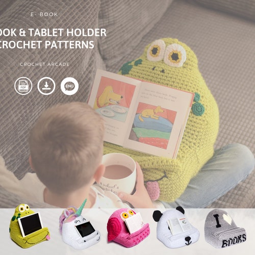 Suzi Owl Book/tablet Holder CROCHET PATTERN PDF Tablet - Etsy