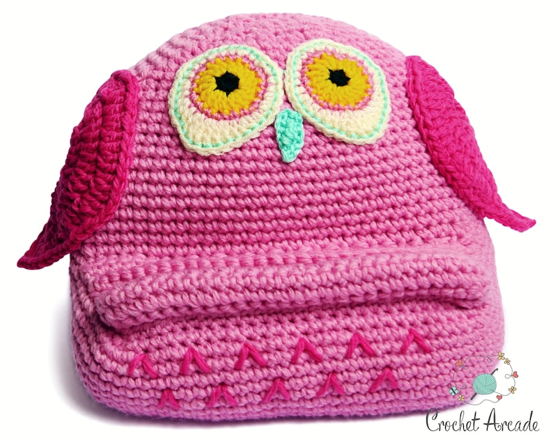 Suzi Owl Book/tablet Holder CROCHET PATTERN PDF Tablet - Etsy UK