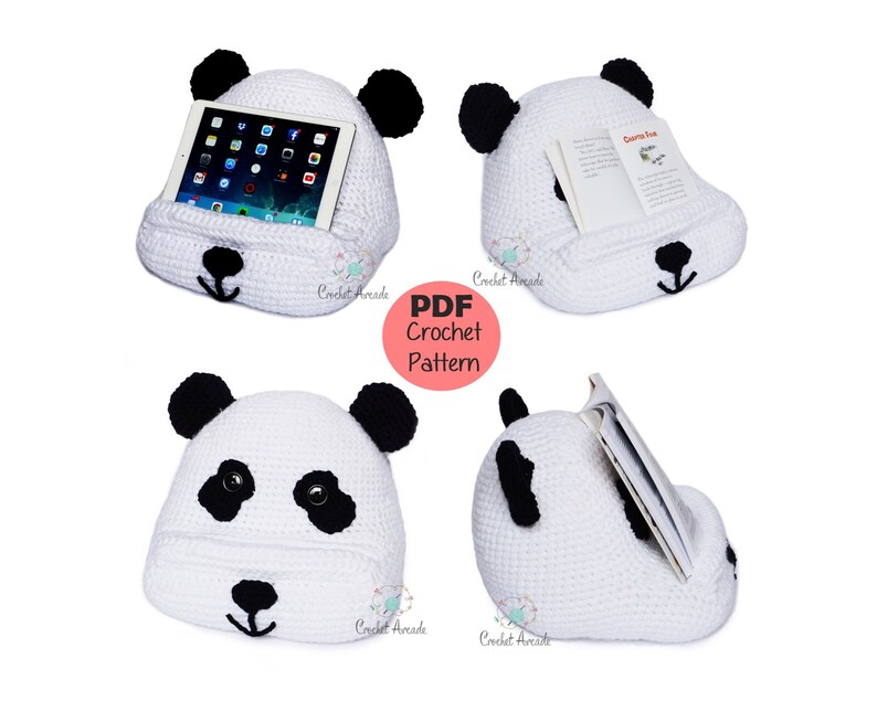 Panda Book/tablet Holder Crochet Pattern (PDF) - Etsy