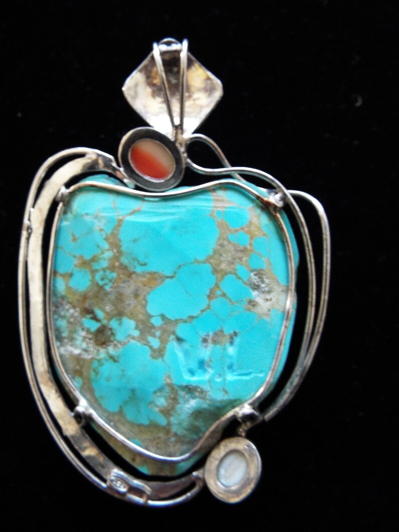 Master Hand Carved Turquoise Cameo Artist Signed V. Langella - Etsy