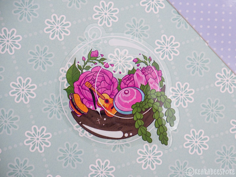 Gem Terrarium Sticker Sheet | Stationary Stickers | Plant Accessories ...