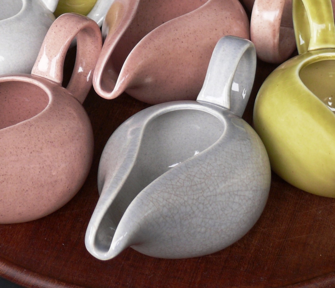 Granite Grey Creamer Pitcher Russel Wright by Steubenville - Etsy