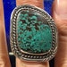 Spiderweb Turquoise, Cloud Mountain Mine, Size 7 1/2 Ring, Sterling ...