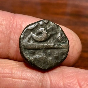 400 Year Old Coin of Burhan Nizam Shah III, 1610-1631 AD, Minted Under ...