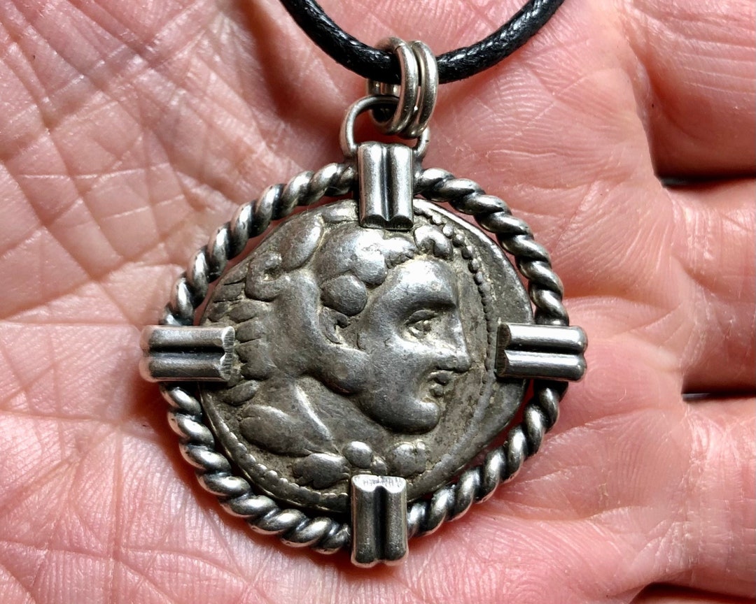 300-336 a. C. Tetradracma de Alejandro Magno, moneda de plata griega ...