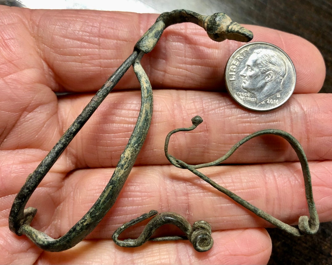 Celtic Bronze Fibula Set: La Tene Cloak Clasps, 4th-3rd Century BC - Etsy