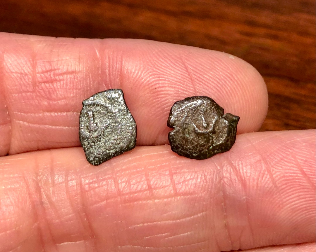 Two Widow's Mites Coins of the Bible Luke 21 1-4 Mark - Etsy