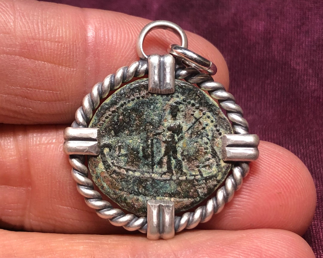 100-50 BC Goddess Astarte on Ancient Phoenician / Greek Bronze Artifact ...