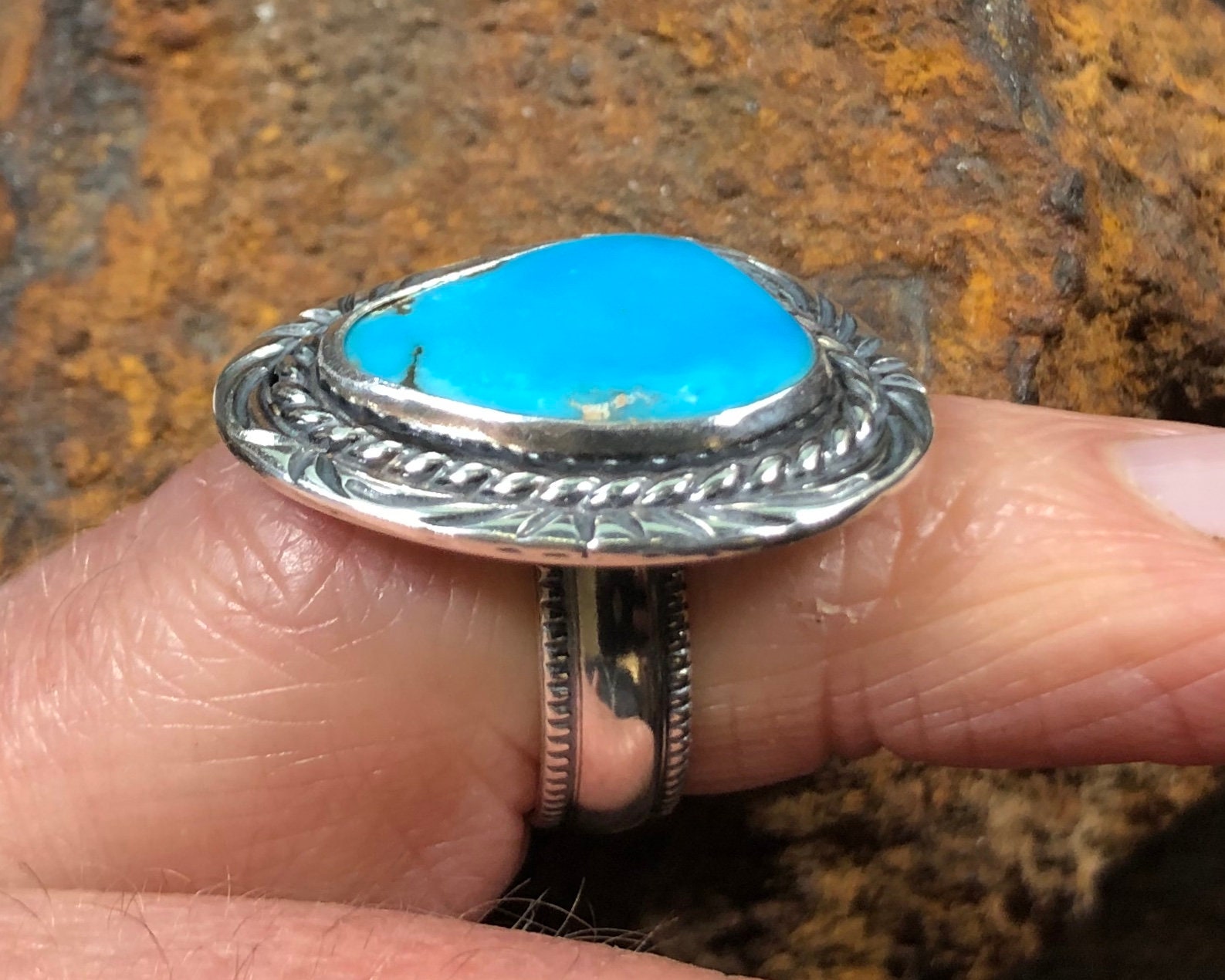 Gem Grade Bisbee Turquoise Natural top grade bright | Etsy