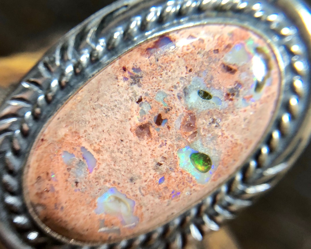Cantera Fire Opal, Size 6 Ring, Sterling Silver, R. Beauford ...