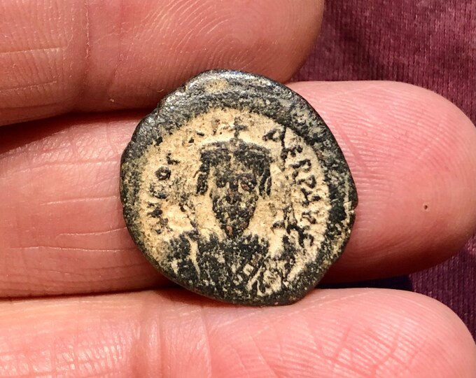 602-610 AD Phocas / Focas - Byzantine Bronze Follis Ancient Coin ...