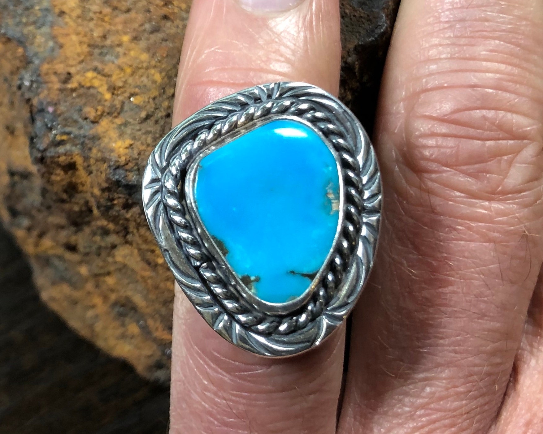 Gem Grade Bisbee Turquoise Natural top grade bright | Etsy