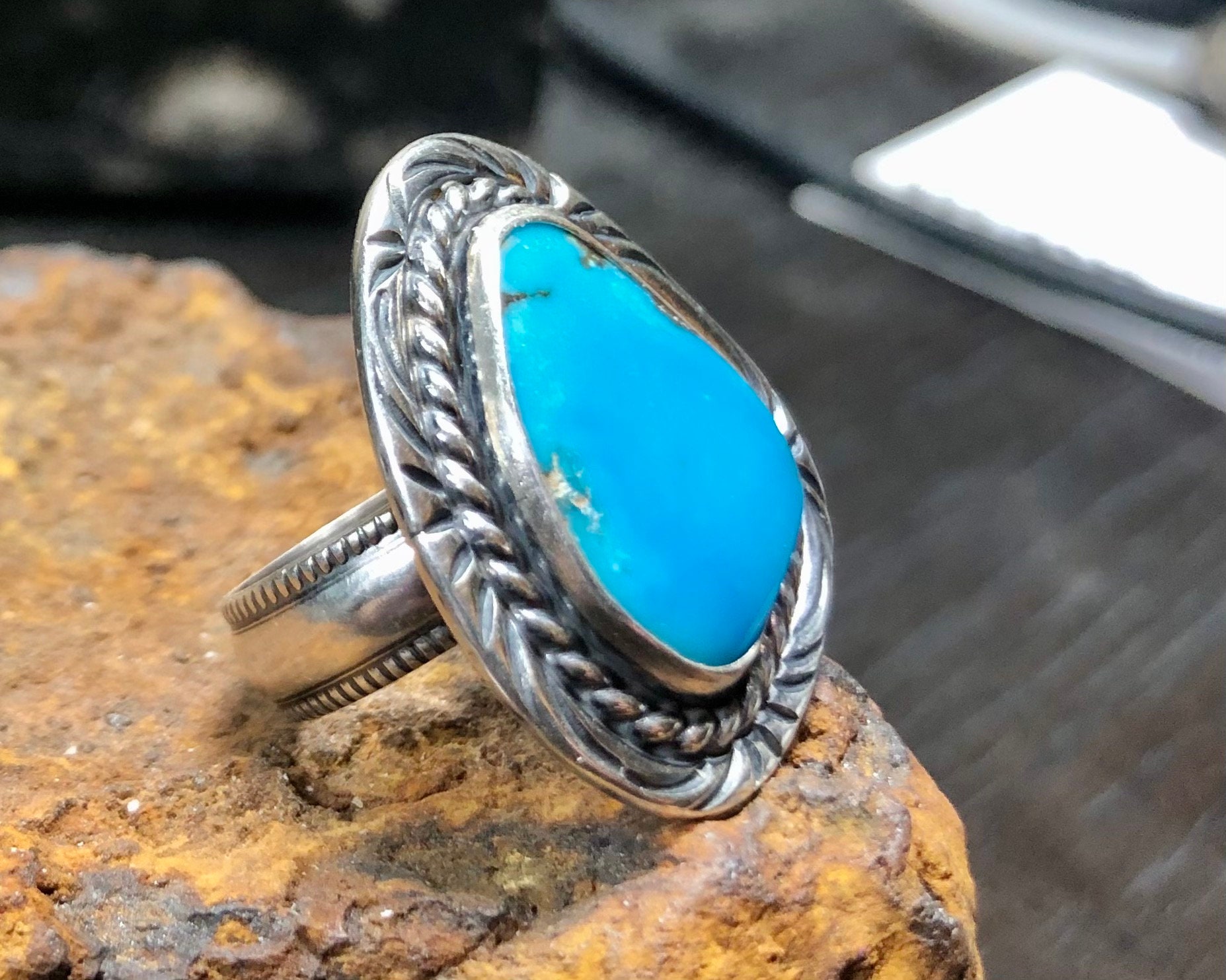 Gem Grade Bisbee Turquoise Natural top grade bright | Etsy