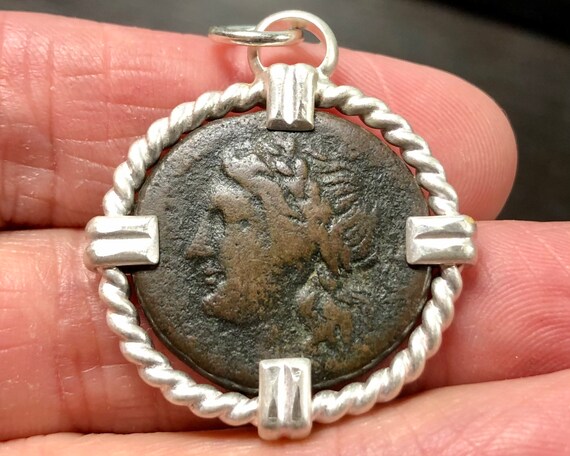 200-220 BC Ares, the God of War, on a Greek Coin of t… - Gem