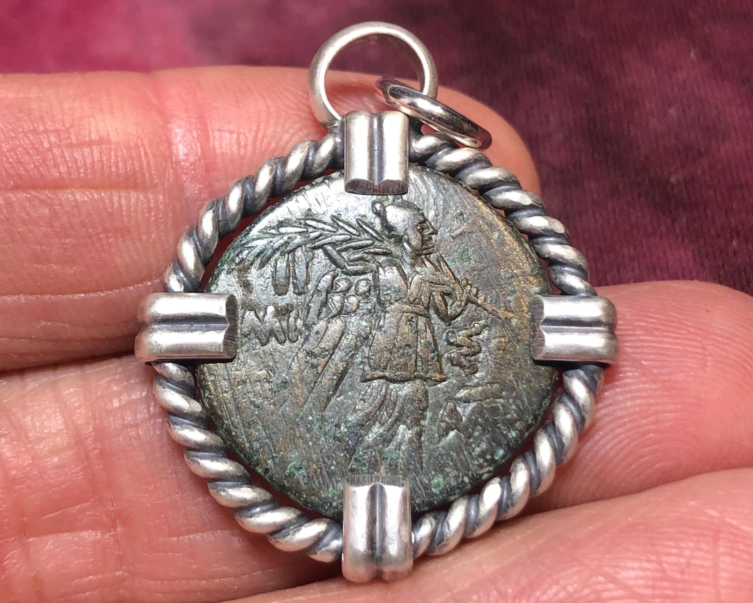 120-63 BC Goddess Victory & Shield of Athena With Face of Medusa ...