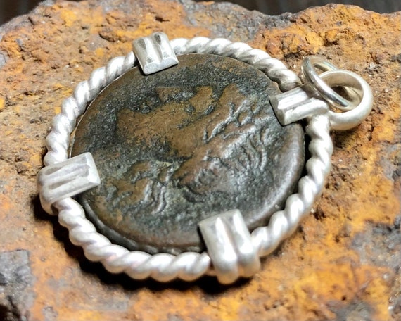 200-220 BC Ares, the God of War, on a Greek Coin of t… - Gem