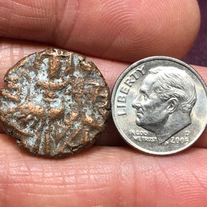 1,100 Year Old Medieval Coin of Raja Sankara Varman, Emperor of Kashmir ...