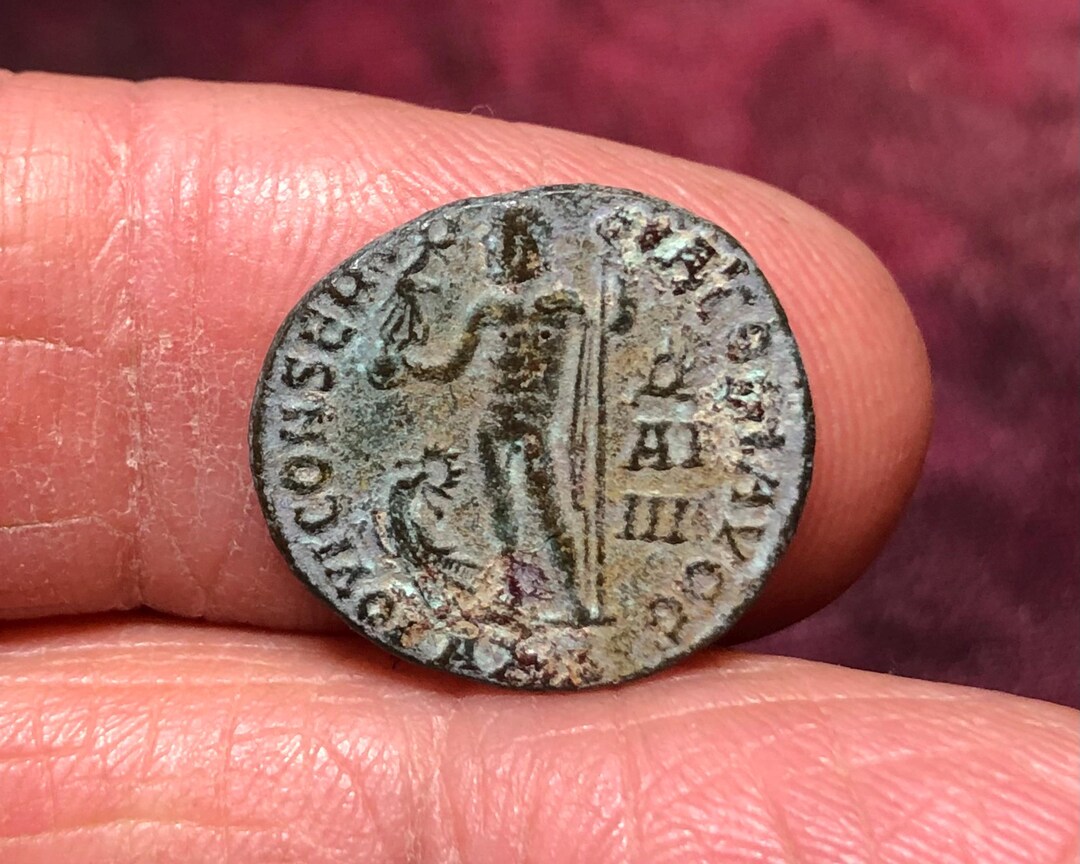 308-324 AD Roman Bronze Coin of Licinius - Jupiter / Zeus - King of the ...