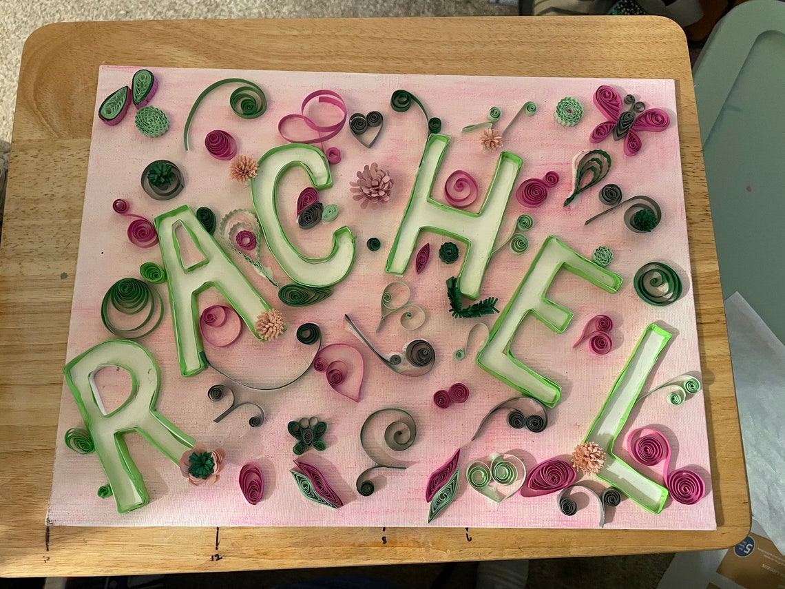 Quilled Names. - Etsy