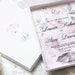 Acrylic Wedding Invitation, Modern Wedding Invitation, Perspex Wedding ...