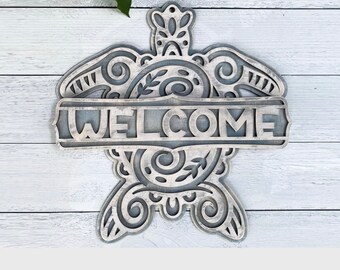 Welcome Sign Turtle - Etsy
