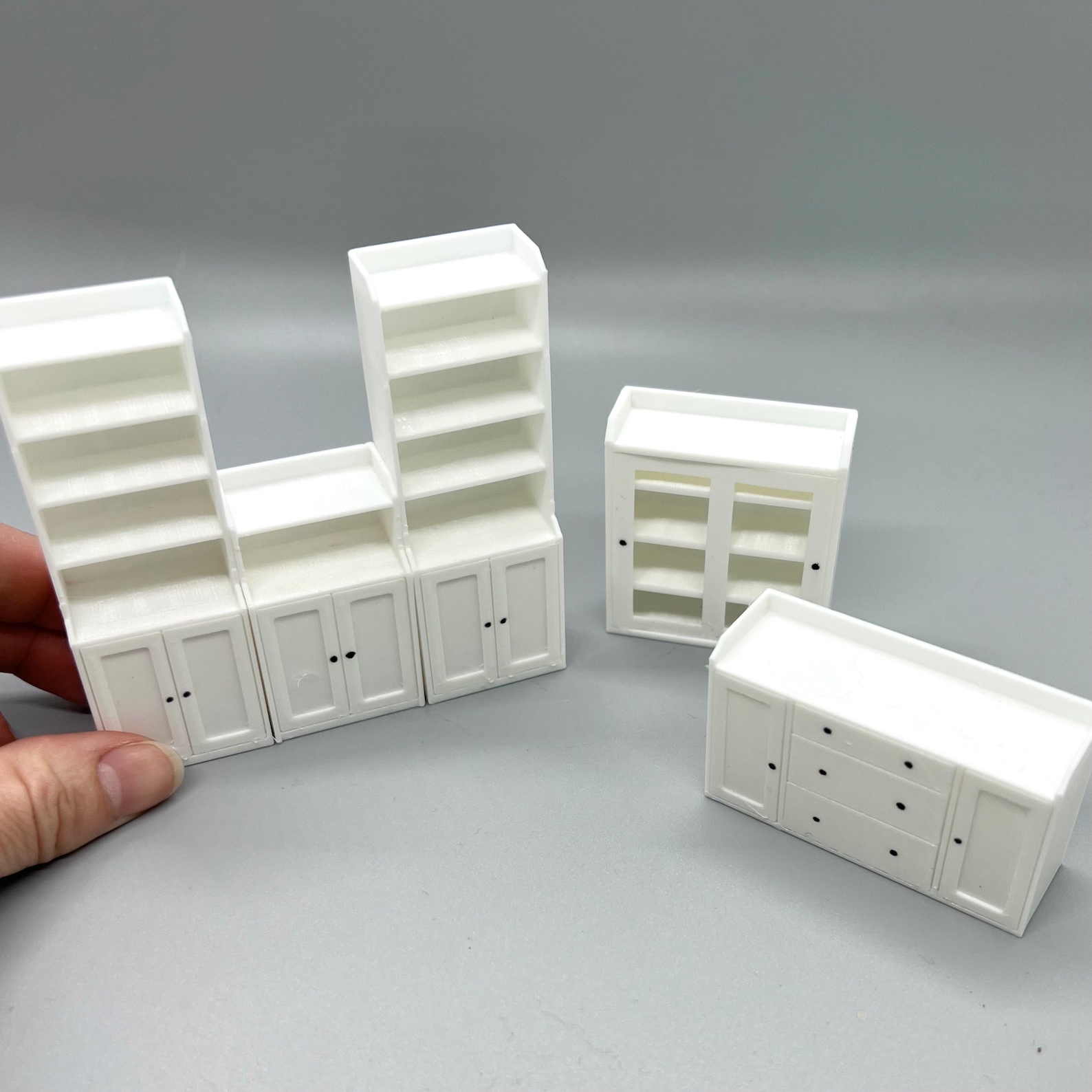 STL Files 1:24 Scale IKEA HAUGA Cabinets and Dressers - Etsy