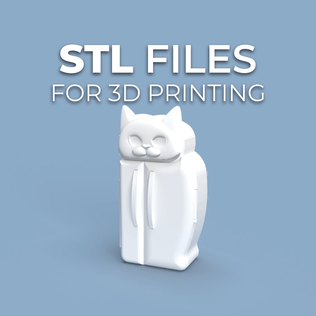 1:18 Scale Cat-shaped Fridge - Etsy