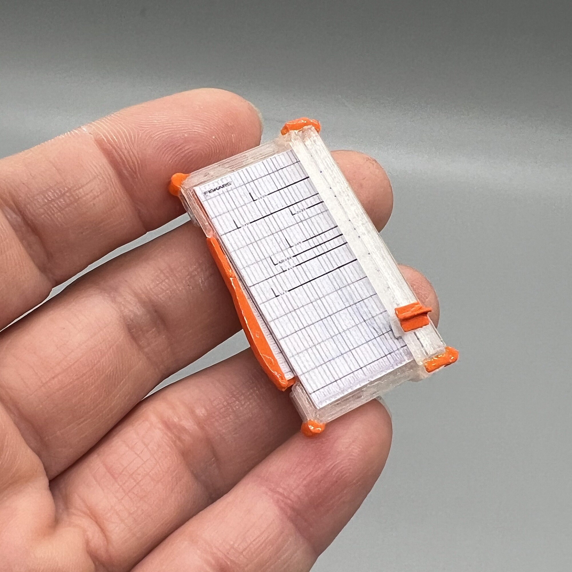 STL Files 1:12 Scale Paper Cutter With Fold Out Ruler and - Etsy