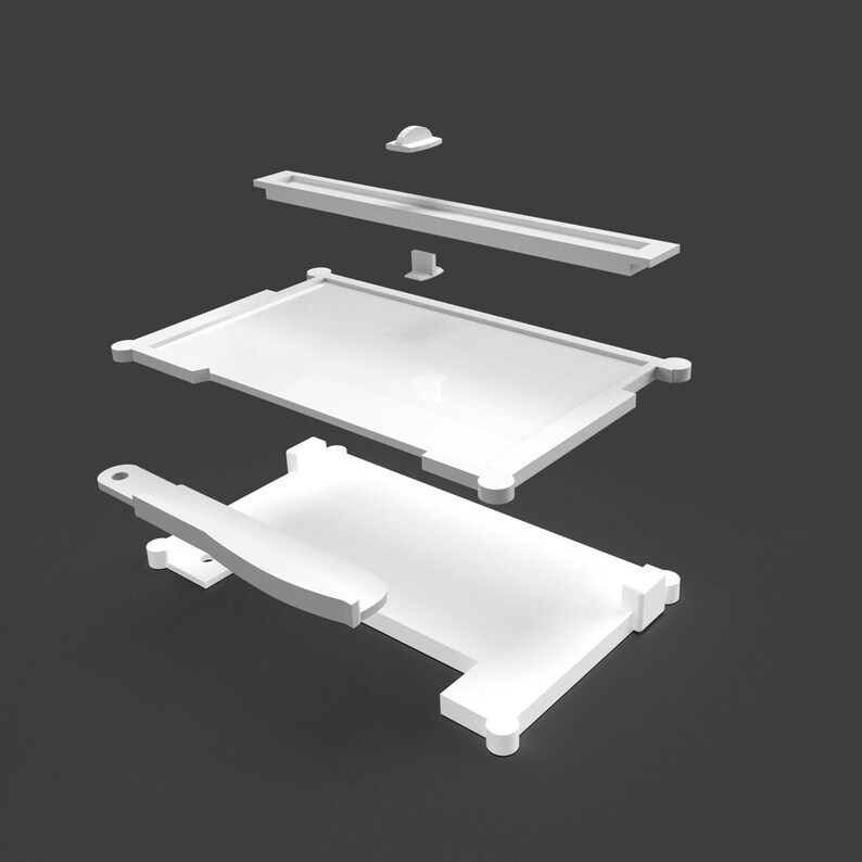 STL Files 1:12 Scale Paper Cutter With Fold Out Ruler and - Etsy