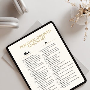 Personal-growth Checklist - Etsy