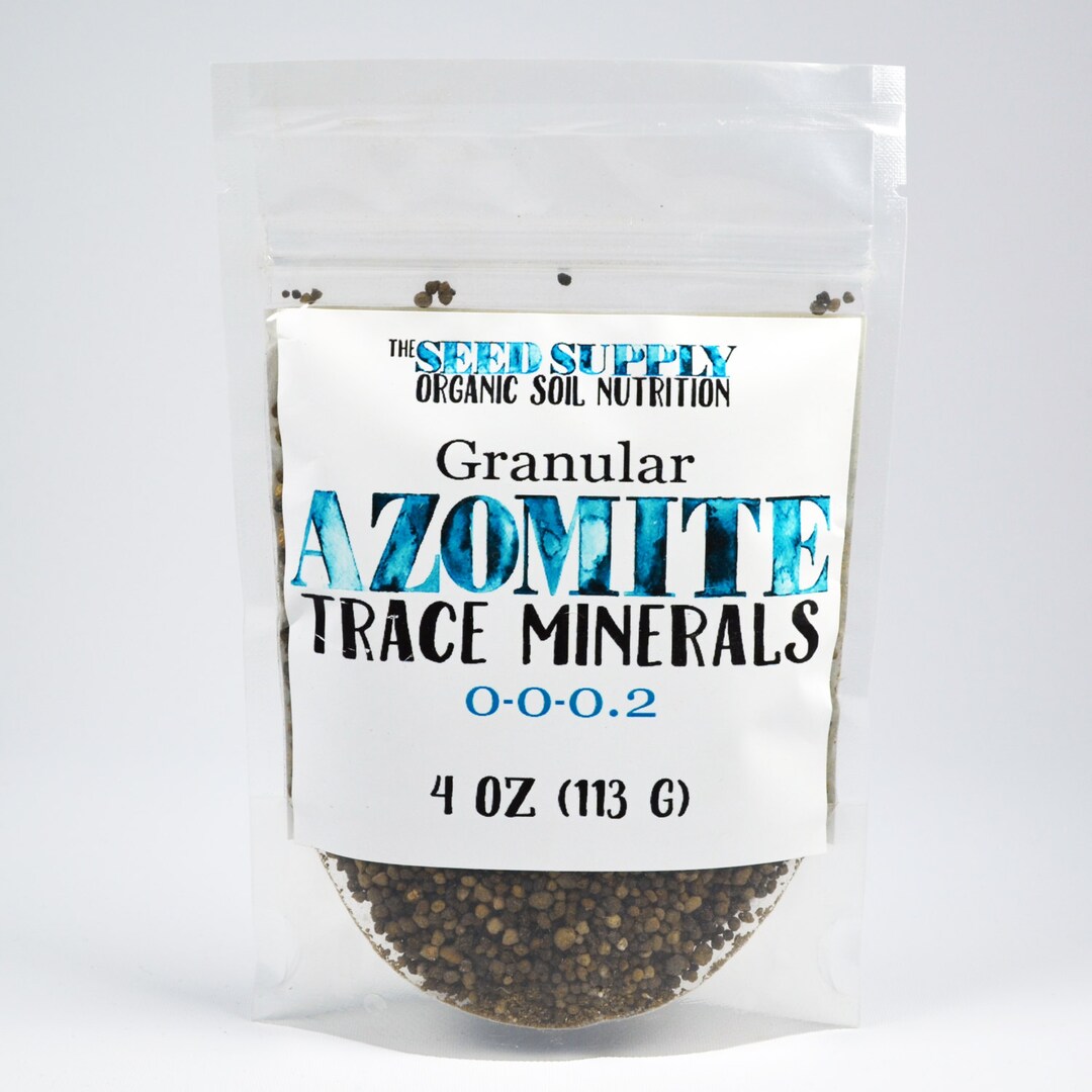 4 Ounce Granular Azomite | Slow Release Organic Garden Fertilizer - Etsy