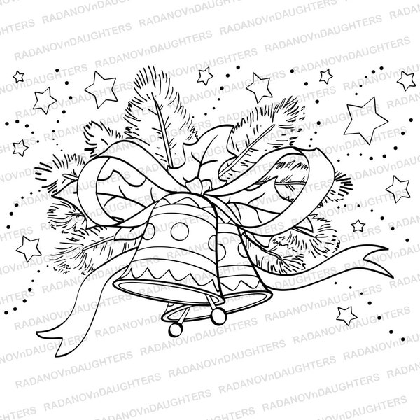 Christmas Digi Stamp - Etsy