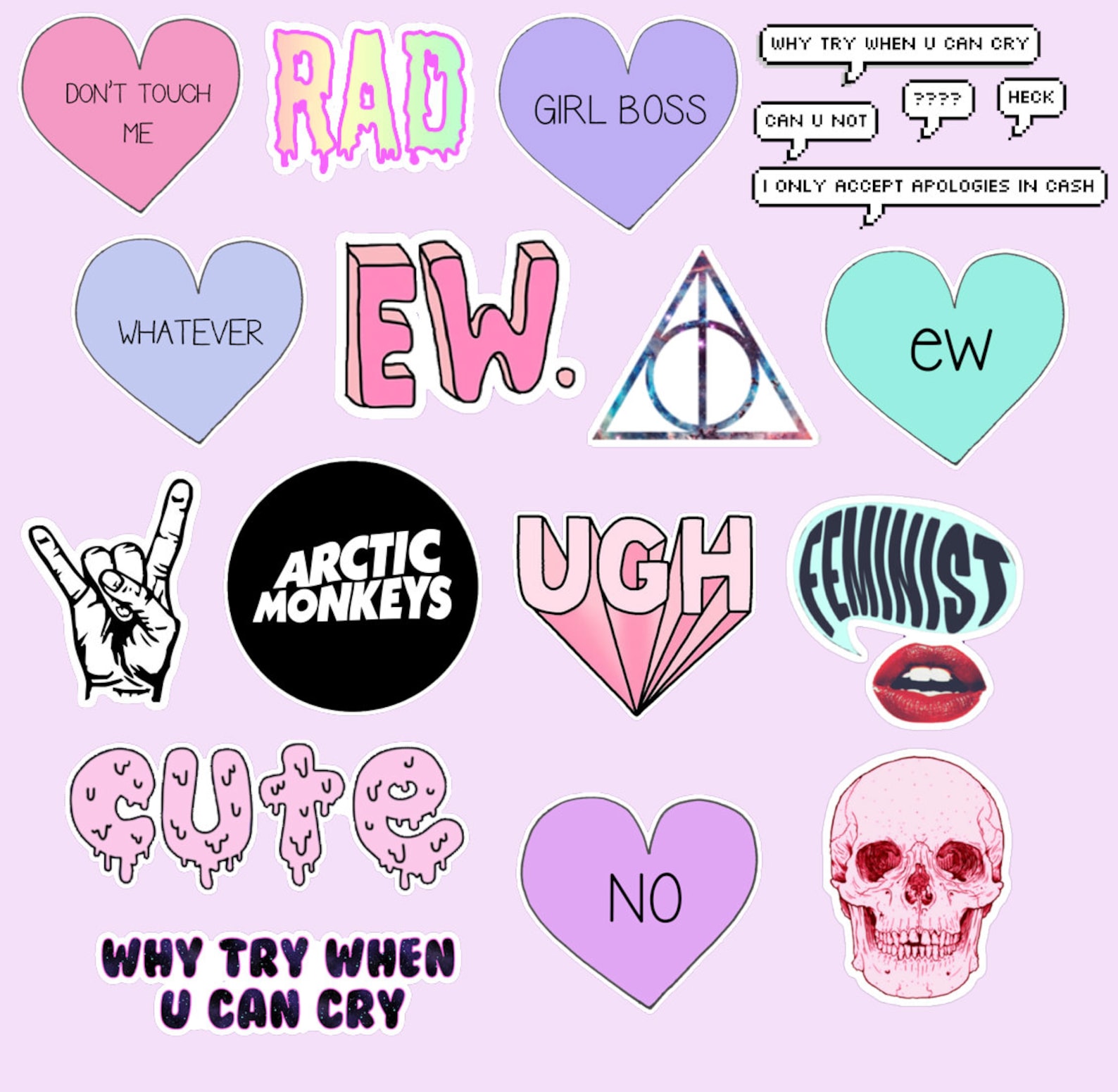 10 Stickers for 25 Dollars - Etsy